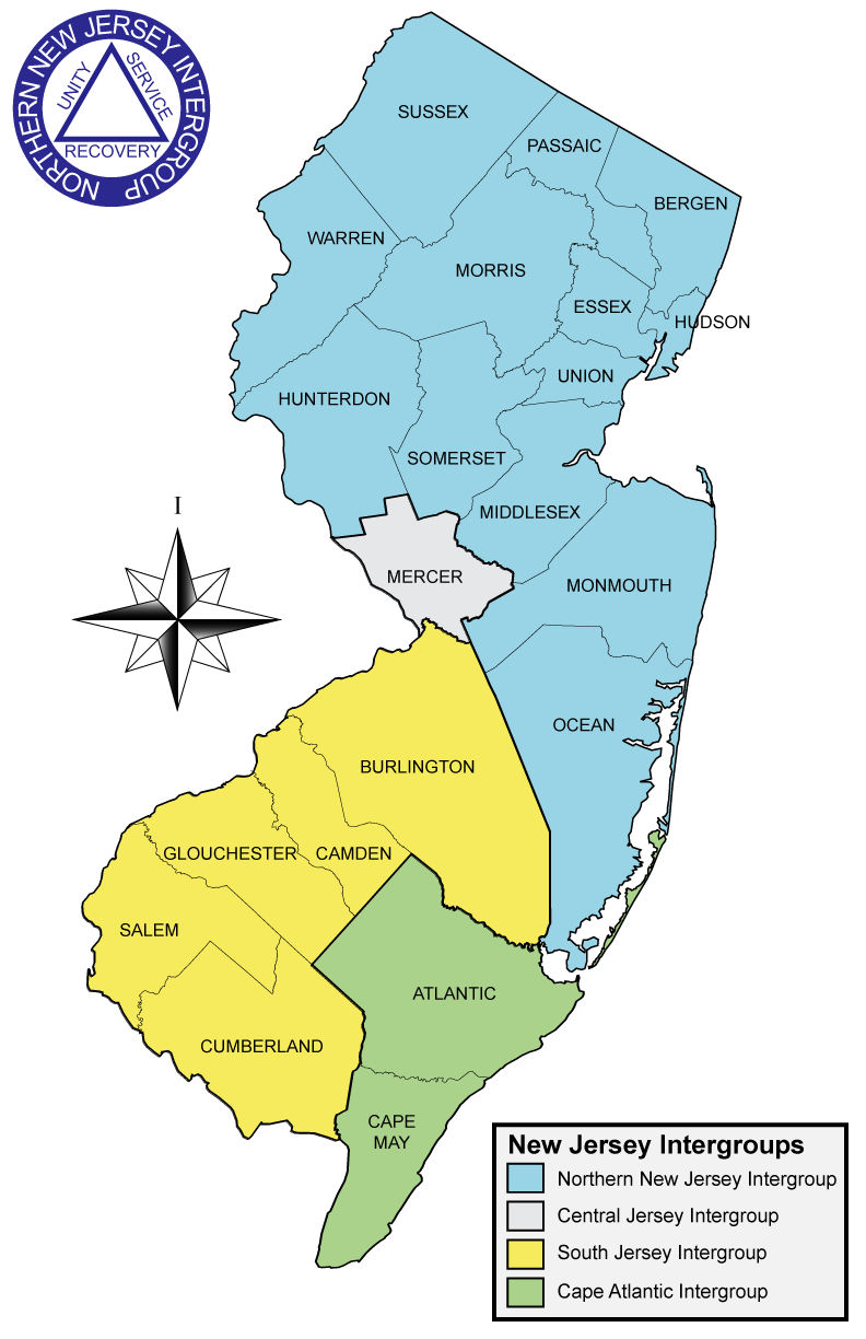 Map Of New Jersey Nj County Map New Jersey State Map Of Nj 46 Off